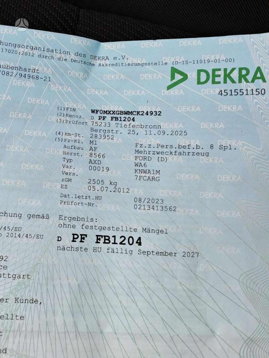 Pelēks Ford Galaxy 2012 Klaipėda, ar dzinēja tilpumu 2.18 L un nobraukumu 289 tūkst. km par 5999 €, foto 38 vietnē AUTOMOTO.COM.LV