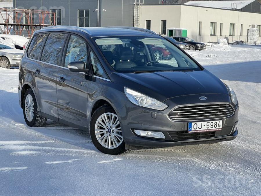 Grey Ford Galaxy 2016 in Cesis, with an engine capacity of 2.00 L and mileage of 310 thousand km for 9200 €, photo 1 on AUTOMOTO.COM.LV