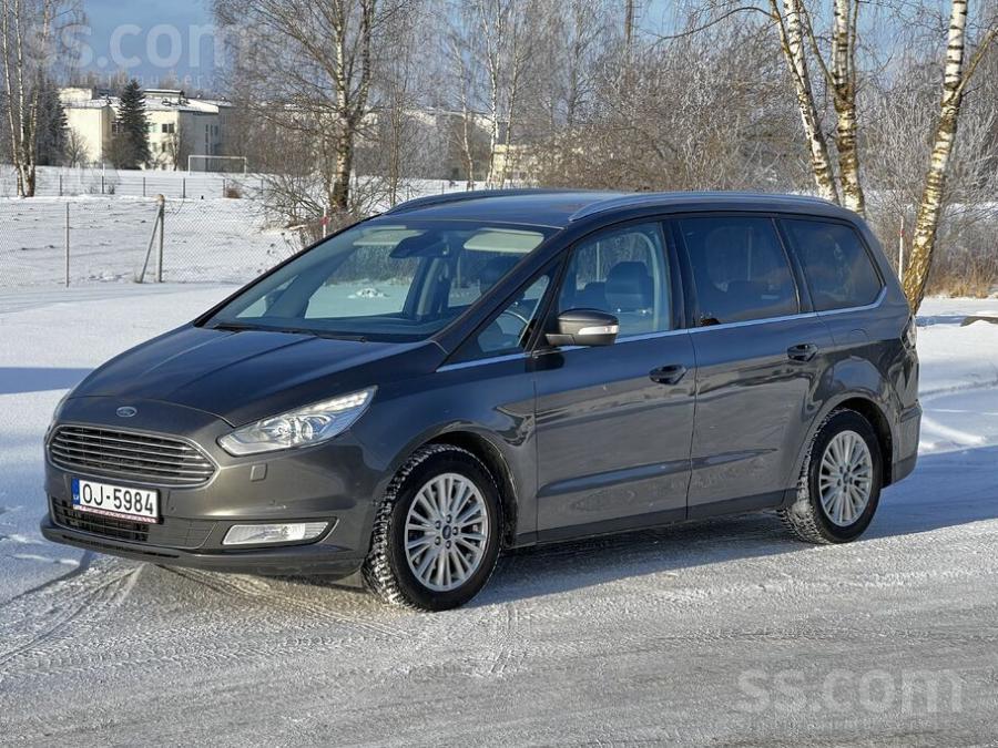 Grey Ford Galaxy 2016 in Cesis, with an engine capacity of 2.00 L and mileage of 310 thousand km for 9200 €, photo 2 on AUTOMOTO.COM.LV
