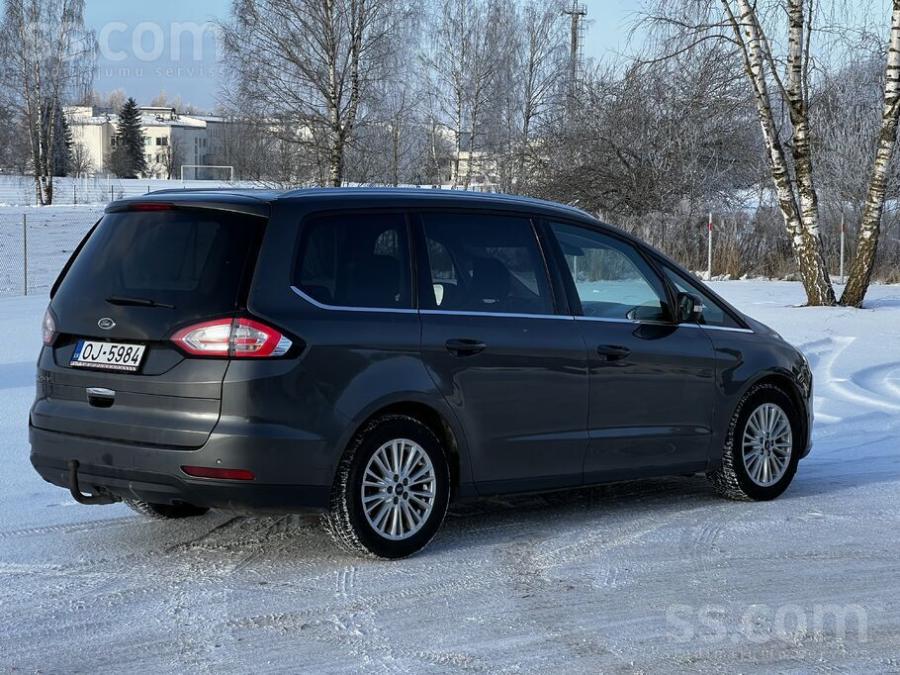 Grey Ford Galaxy 2016 in Cesis, with an engine capacity of 2.00 L and mileage of 310 thousand km for 9200 €, photo 4 on AUTOMOTO.COM.LV