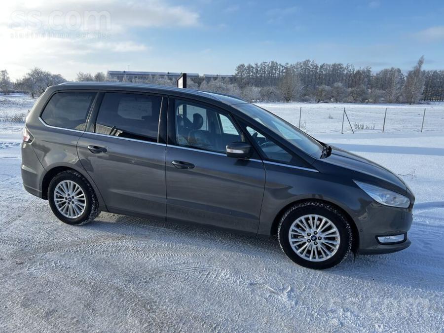 Grey Ford Galaxy 2016 in Cesis, with an engine capacity of 2.00 L and mileage of 310 thousand km for 9200 €, photo 6 on AUTOMOTO.COM.LV