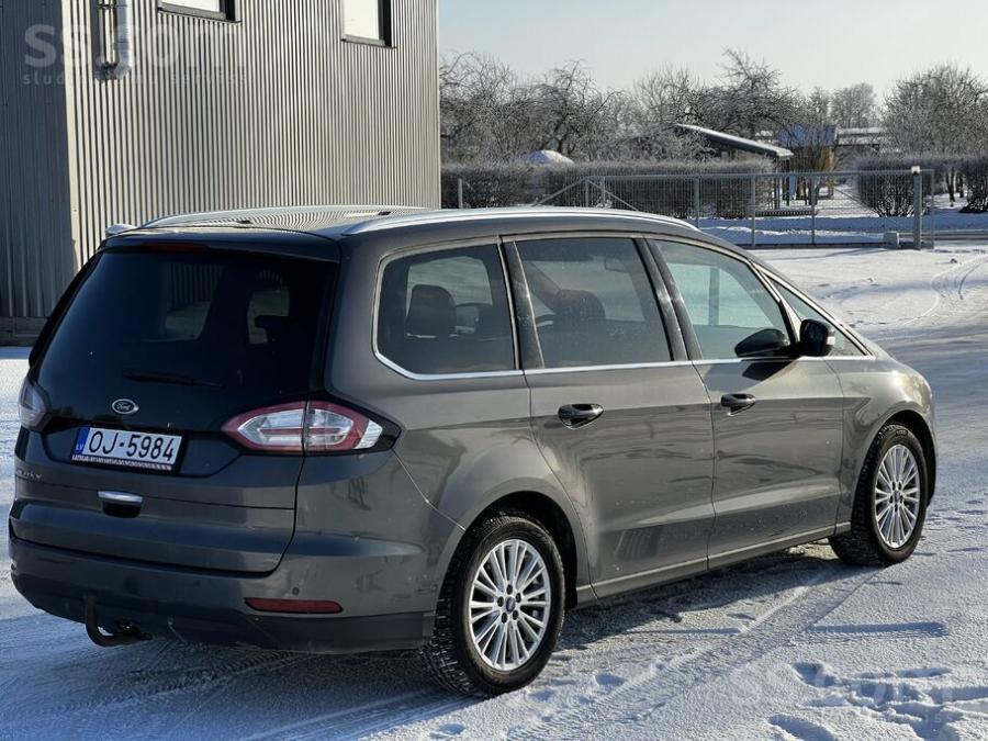 Grey Ford Galaxy 2016 in Cesis, with an engine capacity of 2.00 L and mileage of 310 thousand km for 9200 €, photo 8 on AUTOMOTO.COM.LV