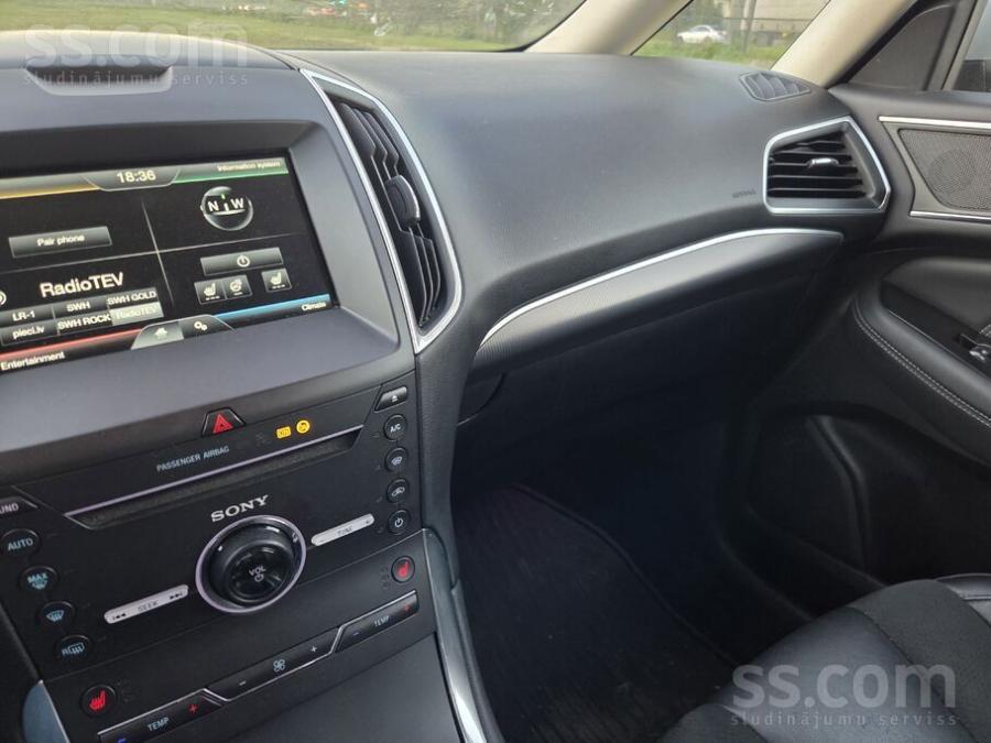 Grey Ford Galaxy 2016 in Riga, with an engine capacity of 2.00 L and mileage of 272 thousand km for 7100 €, photo 8 on AUTOMOTO.COM.LV