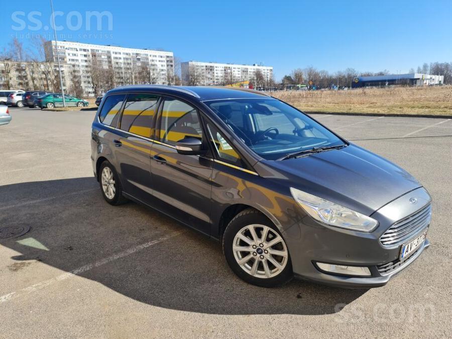 Grey Ford Galaxy 2016 in Riga, with an engine capacity of 2.00 L and mileage of 297 thousand km for 6950 €, photo 3 on AUTOMOTO.COM.LV