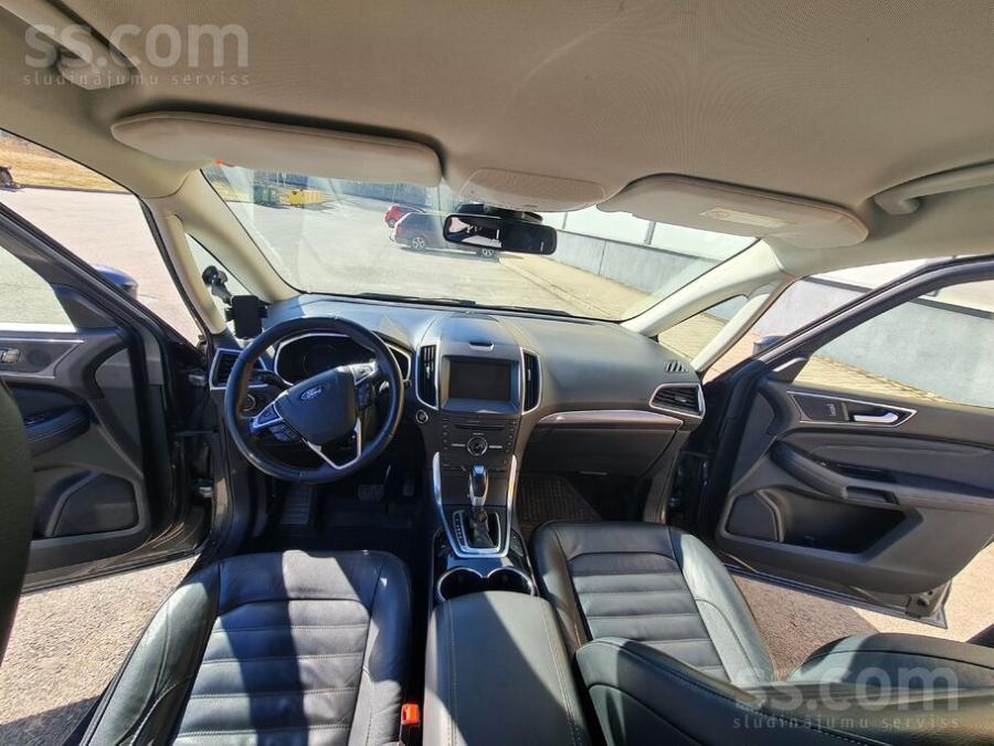 Grey Ford Galaxy 2016 in Riga, with an engine capacity of 2.00 L and mileage of 297 thousand km for 6950 €, photo 9 on AUTOMOTO.COM.LV