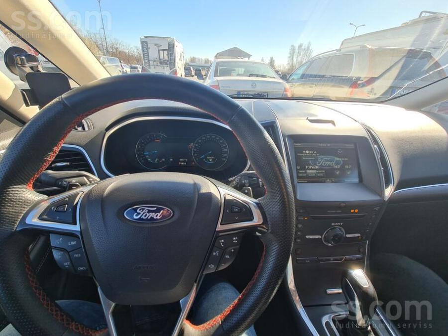 Grey Ford Galaxy 2016 in Riga, with an engine capacity of 2.00 L and mileage of 297 thousand km for 6950 €, photo 11 on AUTOMOTO.COM.LV