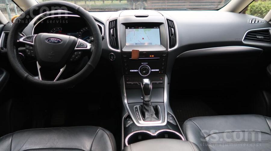 Grey Ford Galaxy 2016 in Riga, with an engine capacity of 2.00 L and mileage of 287 thousand km for 10200 €, photo 5 on AUTOMOTO.COM.LV