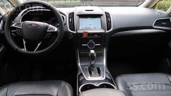 Grey Ford Galaxy 2016 in Riga, with an engine capacity of 2.00 L and mileage of 287 thousand km for 10200 €, photo 4 on AUTOMOTO.COM.LV