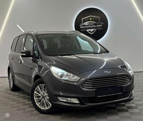 Pelēks Ford Galaxy 2016 Marijampole, ar dzinēja tilpumu 2.00 L un nobraukumu 221 tūkst. km par 8750 €, foto 1 vietnē AUTOMOTO.COM.LV