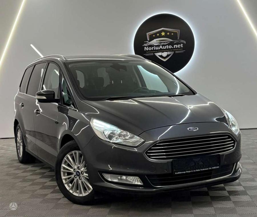 Grey Ford Galaxy 2016 in Marijampole, with an engine capacity of 2.00 L and mileage of 221 thousand km for 8750 €, photo 1 on AUTOMOTO.COM.LV