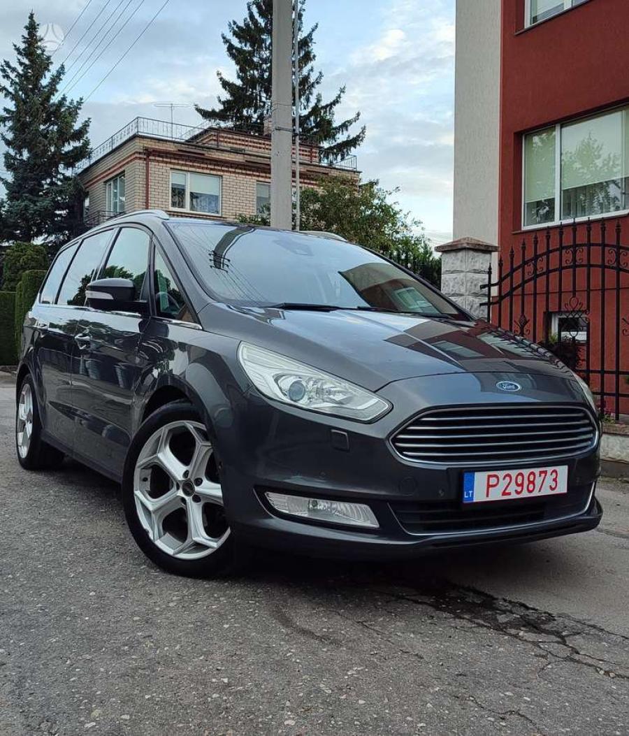 Pelēks Ford Galaxy 2016 Marijampole, ar dzinēja tilpumu 2.00 L un nobraukumu 282 tūkst. km par 7300 €, foto 4 vietnē AUTOMOTO.COM.LV