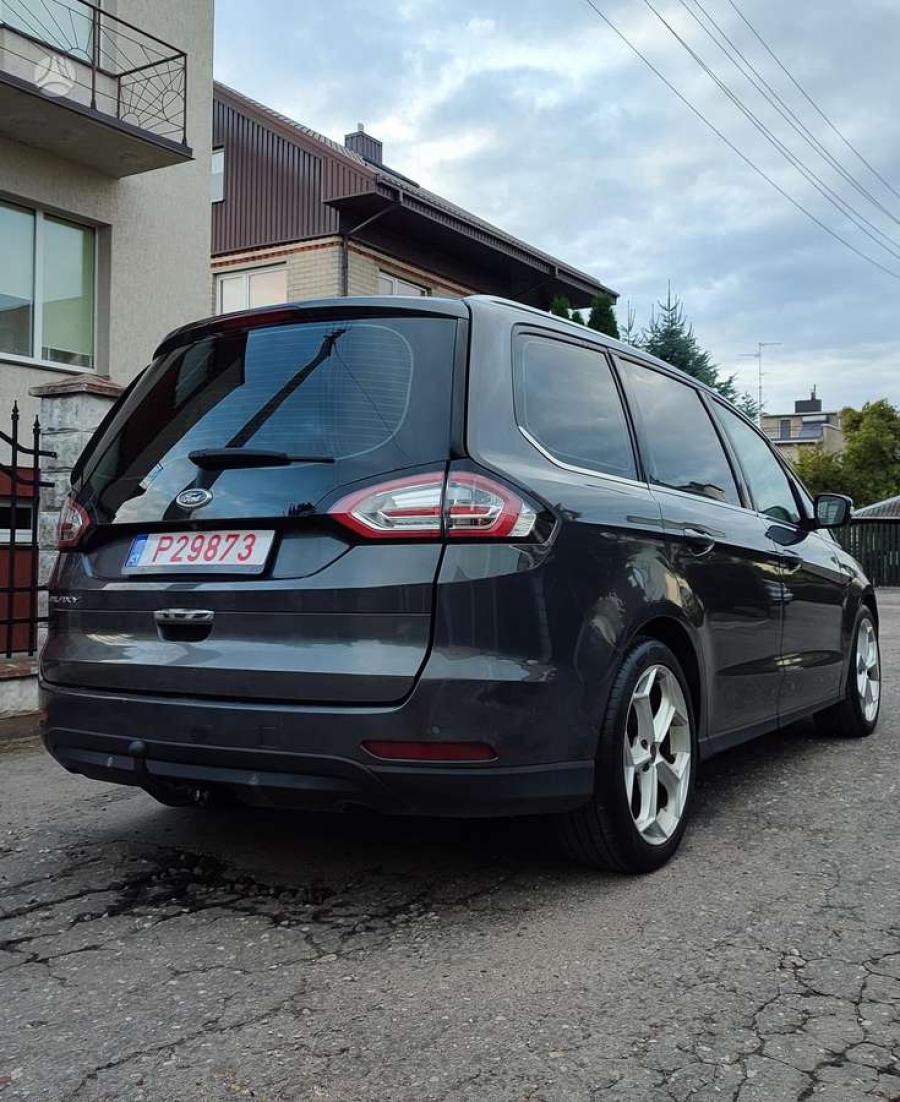 Pelēks Ford Galaxy 2016 Marijampole, ar dzinēja tilpumu 2.00 L un nobraukumu 282 tūkst. km par 7300 €, foto 5 vietnē AUTOMOTO.COM.LV
