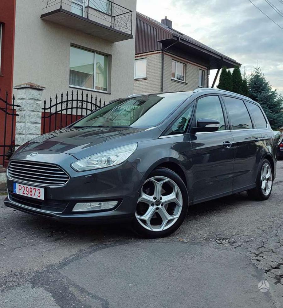 Pelēks Ford Galaxy 2016 Marijampole, ar dzinēja tilpumu 2.00 L un nobraukumu 282 tūkst. km par 7300 €, foto 6 vietnē AUTOMOTO.COM.LV