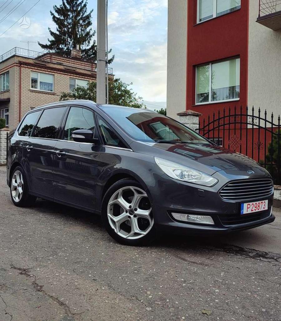 Pelēks Ford Galaxy 2016 Marijampole, ar dzinēja tilpumu 2.00 L un nobraukumu 282 tūkst. km par 7300 €, foto 12 vietnē AUTOMOTO.COM.LV
