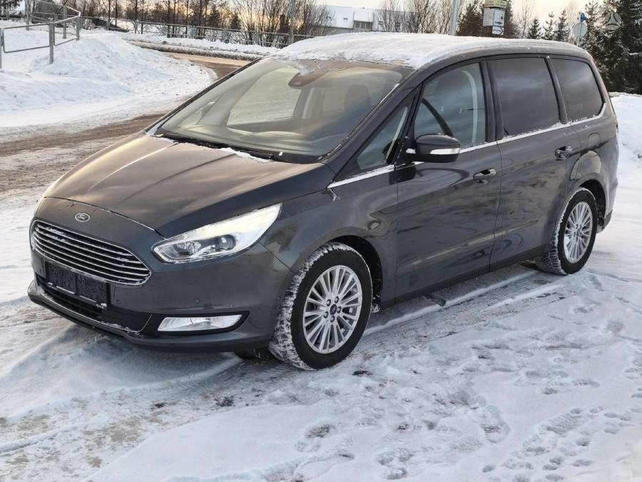 Grey Ford Galaxy 2018 in Utena, with an engine capacity of 2.00 L and mileage of 290 thousand km for 8900 €, photo 1 on AUTOMOTO.COM.LV