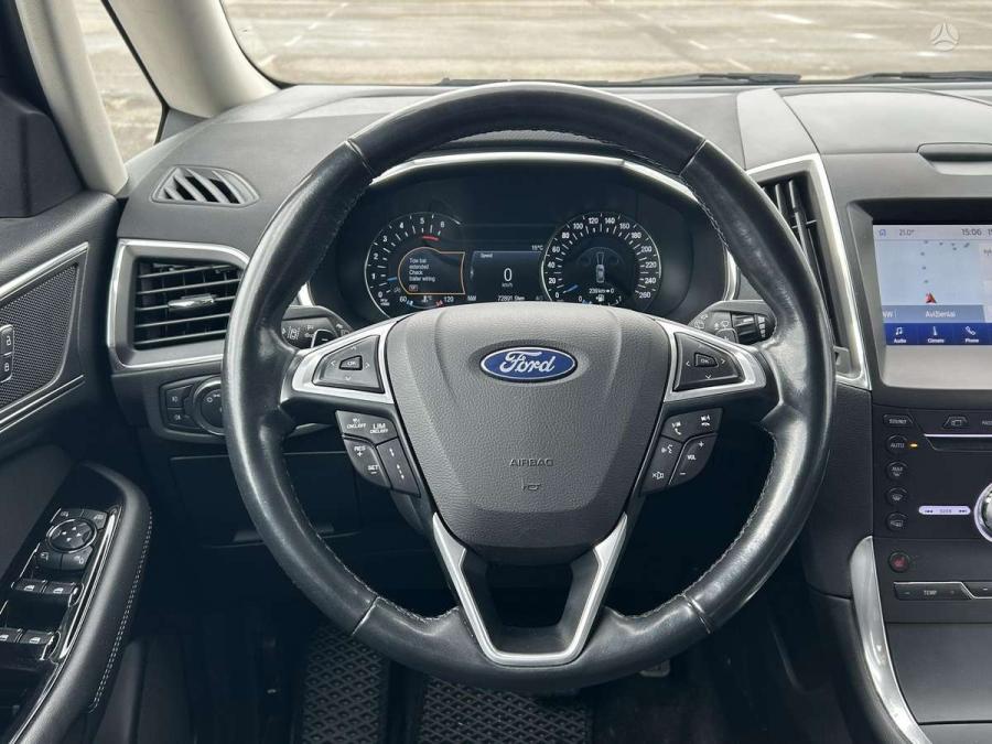 Grey Ford Galaxy 2021 in Vilnius, with an engine capacity of 2.00 L and mileage of 73 thousand km for 18700 €, photo 30 on AUTOMOTO.COM.LV