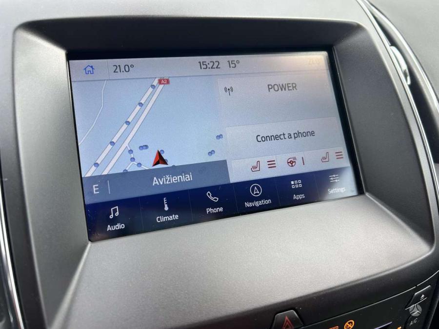 Grey Ford Galaxy 2021 in Vilnius, with an engine capacity of 2.00 L and mileage of 73 thousand km for 18700 €, photo 53 on AUTOMOTO.COM.LV