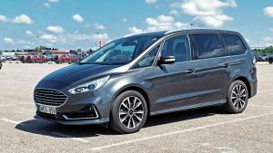 Grey Ford Galaxy 2021 in Vilnius, with an engine capacity of 2.00 L and mileage of 73 thousand km for 18700 €, photo  on AUTOMOTO.COM.LV