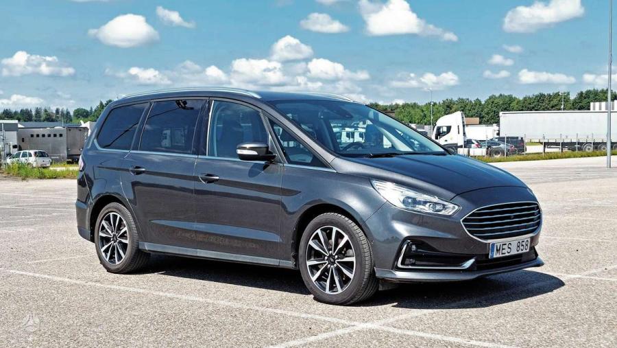 Grey Ford Galaxy 2021 in Vilnius, with an engine capacity of 2.00 L and mileage of 73 thousand km for 18700 €, photo 3 on AUTOMOTO.COM.LV