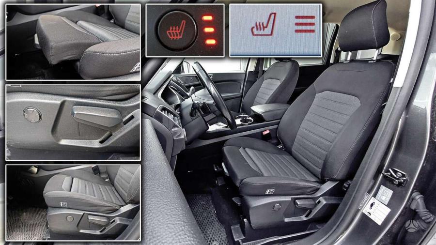 Grey Ford Galaxy 2021 in Vilnius, with an engine capacity of 2.00 L and mileage of 73 thousand km for 18700 €, photo 34 on AUTOMOTO.COM.LV
