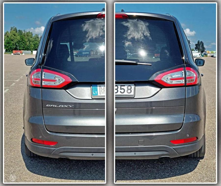 Grey Ford Galaxy 2021 in Vilnius, with an engine capacity of 2.00 L and mileage of 73 thousand km for 18700 €, photo 42 on AUTOMOTO.COM.LV