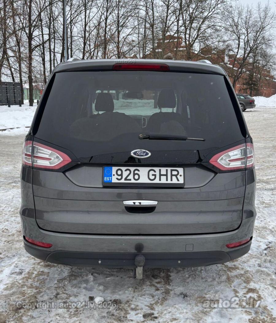 Grey Ford Galaxy 2015 in Tallinn, with an engine capacity of 2.00 L and mileage of 201 thousand km for 10590 €, photo 4 on AUTOMOTO.COM.LV