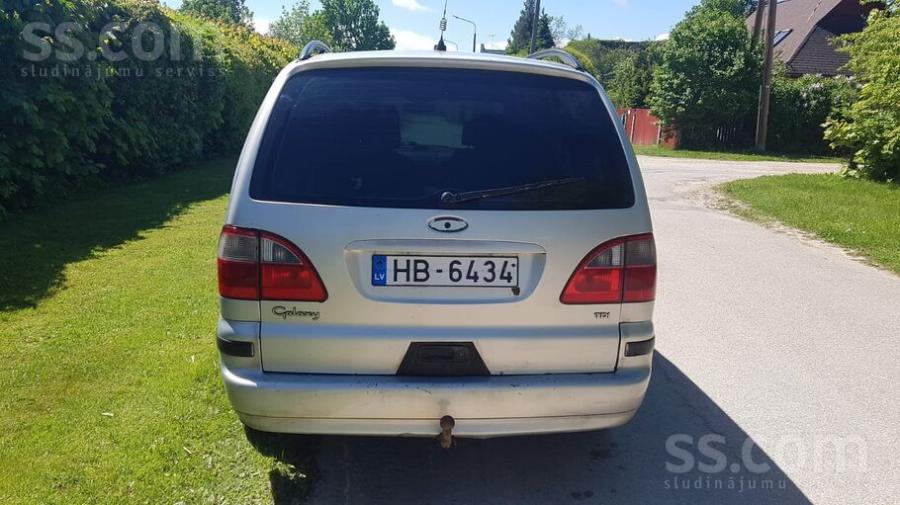Ford Galaxy 2000 in Ogre, with an engine capacity of 1.90 L and mileage of 433 thousand km for 1100 €, photo 4 on AUTOMOTO.COM.LV