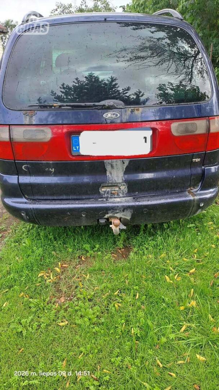 Ford Galaxy 2000 Panevēža, ar dzinēja tilpumu 1.90 L un nobraukumu 375 tūkst. km par 450 €, foto 7 vietnē AUTOMOTO.COM.LV