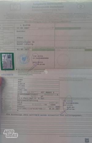 Форд Галакси 2007 в Утена, объемом двигателя 2.00 л и пробегом 276 тыс. км за 3200 €, фото 13 на AUTOMOTO.COM.LV
