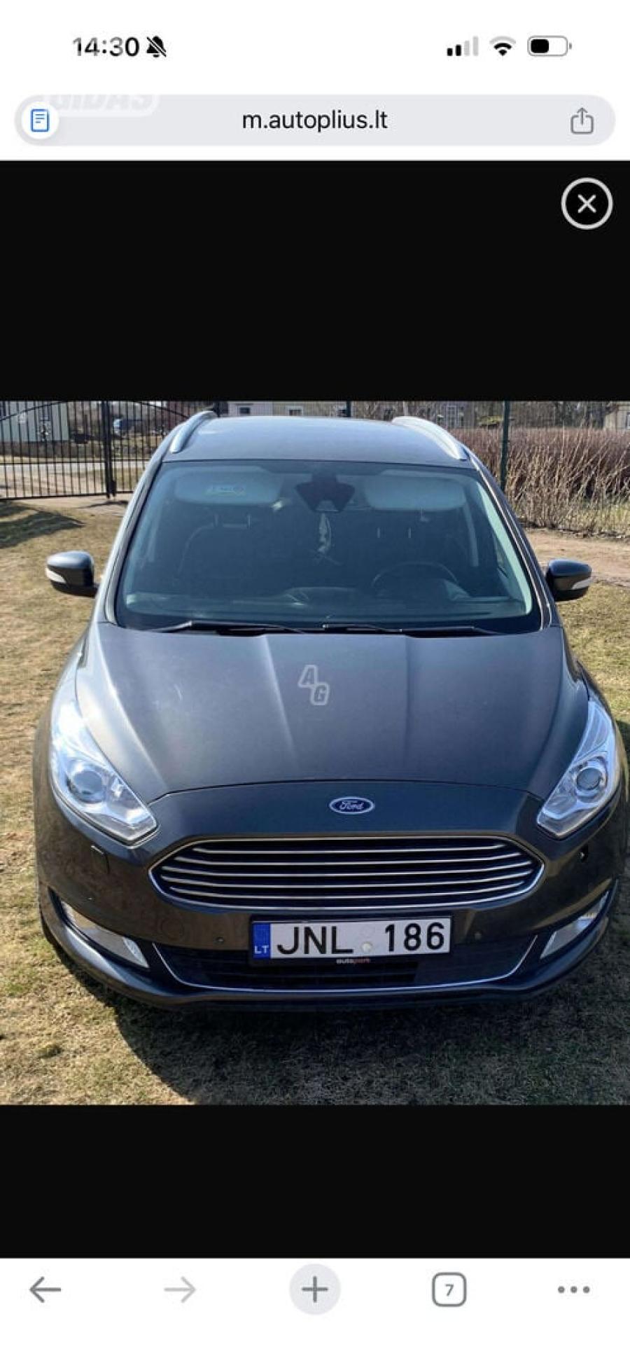 Ford Galaxy 2016 Širvintos, ar dzinēja tilpumu 2.00 L un nobraukumu 226 tūkst. km par 9999 €, foto 4 vietnē AUTOMOTO.COM.LV