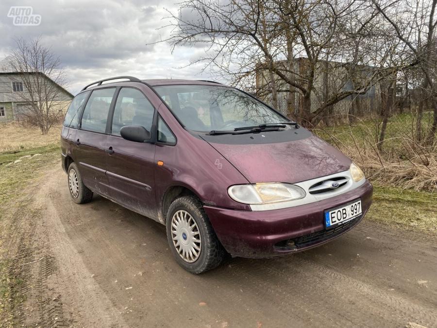 Sarkans Ford Galaxy 1996 Viļņa, ar dzinēja tilpumu 1.90 L un nobraukumu 500 tūkst. km par 450 €, foto 1 vietnē AUTOMOTO.COM.LV