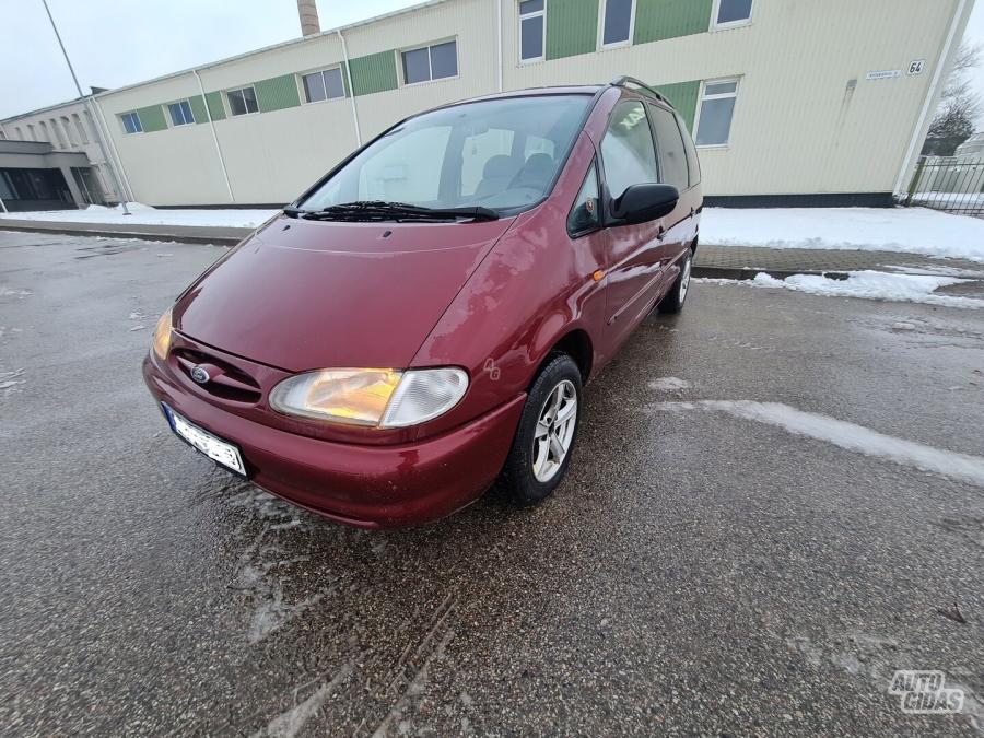 Sarkans Ford Galaxy 1998 Ukmergė, ar dzinēja tilpumu 1.90 L un nobraukumu 332 tūkst. km par 1050 €, foto 1 vietnē AUTOMOTO.COM.LV