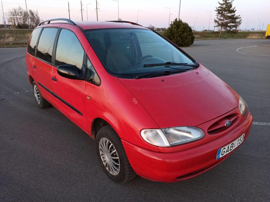 Sarkans Ford Galaxy 1999 Viļņa, ar dzinēja tilpumu 1.90 L un nobraukumu 394 tūkst. km par 650 €, foto 3 vietnē AUTOMOTO.COM.LV