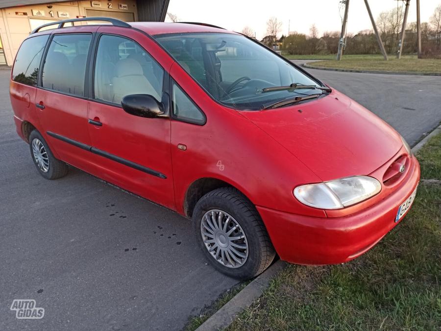 Sarkans Ford Galaxy 1999 Viļņa, ar dzinēja tilpumu 1.90 L un nobraukumu 394 tūkst. km par 650 €, foto 4 vietnē AUTOMOTO.COM.LV