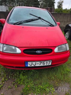 Sarkans Ford Galaxy 1999 Daugavpils, ar dzinēja tilpumu 1.90 L un nobraukumu 460 tūkst. km par 700 €, foto  vietnē AUTOMOTO.COM.LV