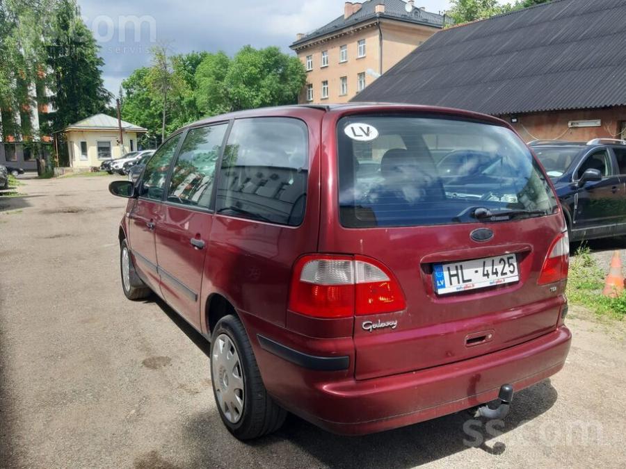 Red Ford Galaxy 2001 in Daugavpils, with an engine capacity of 1.90 L and mileage of 0 thousand km for 1350 €, photo 6 on AUTOMOTO.COM.LV