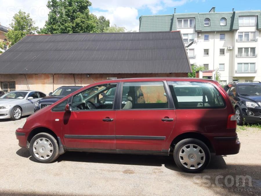 Red Ford Galaxy 2001 in Daugavpils, with an engine capacity of 1.90 L and mileage of 0 thousand km for 1350 €, photo 7 on AUTOMOTO.COM.LV