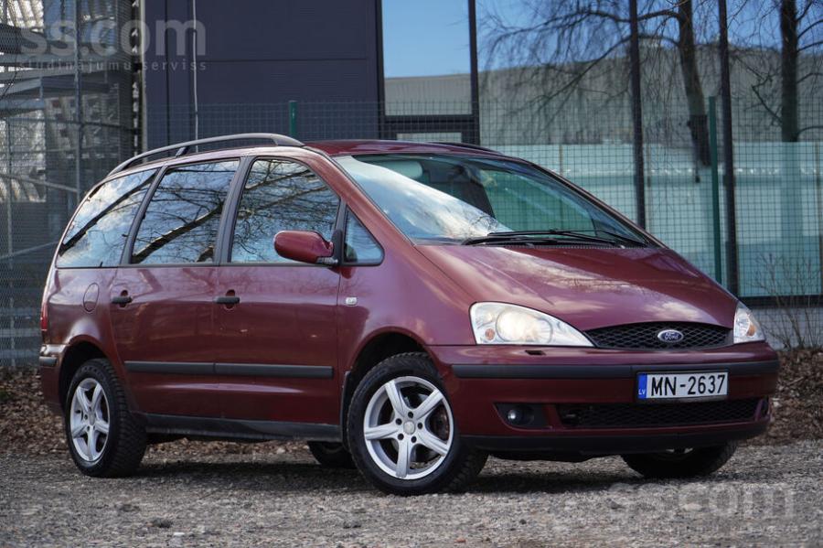Red Ford Galaxy 2004 in Riga, with an engine capacity of 2.30 L and mileage of 283 thousand km for 1490 €, photo 4 on AUTOMOTO.COM.LV