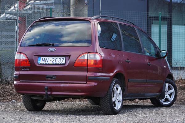 Sarkans Ford Galaxy 2004 Rīga, ar dzinēja tilpumu 2.30 L un nobraukumu 283 tūkst. km par 1490 €, foto 5 vietnē AUTOMOTO.COM.LV