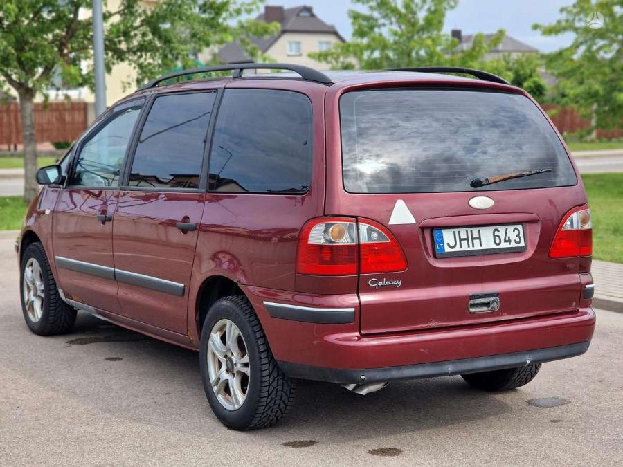 Red Ford Galaxy 2004 in Telschi, with an engine capacity of 1.90 L and mileage of 326 thousand km for 1200 €, photo 7 on AUTOMOTO.COM.LV