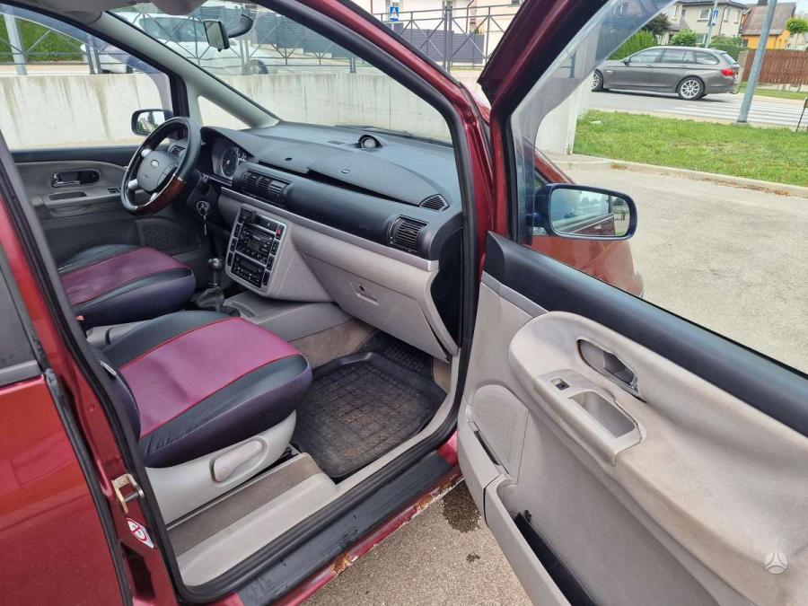 Red Ford Galaxy 2004 in Telschi, with an engine capacity of 1.90 L and mileage of 326 thousand km for 1200 €, photo 14 on AUTOMOTO.COM.LV
