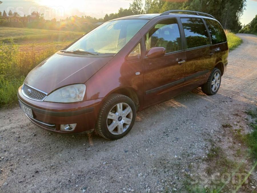 Sarkans Ford Galaxy 2005 Rēzekne, ar dzinēja tilpumu 1.90 L un nobraukumu 350 tūkst. km par 1300 €, foto 3 vietnē AUTOMOTO.COM.LV