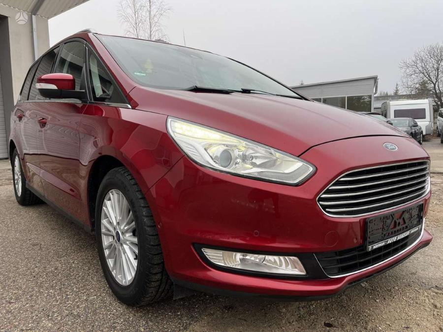 Sarkans Ford Galaxy 2017 Utena, ar dzinēja tilpumu 2.00 L un nobraukumu 246 tūkst. km par 9500 €, foto 2 vietnē AUTOMOTO.COM.LV