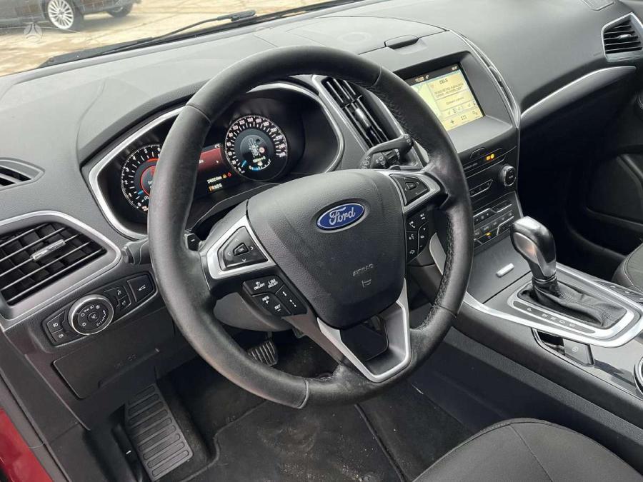 Sarkans Ford Galaxy 2017 Utena, ar dzinēja tilpumu 2.00 L un nobraukumu 246 tūkst. km par 9500 €, foto 9 vietnē AUTOMOTO.COM.LV