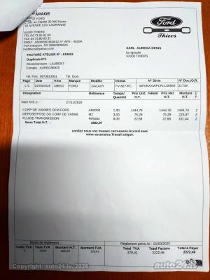 Красный Форд Галакси 2020 в Таллин, объемом двигателя 2.00 л и пробегом 190 тыс. км за 15900 €, фото 22 на AUTOMOTO.COM.LV
