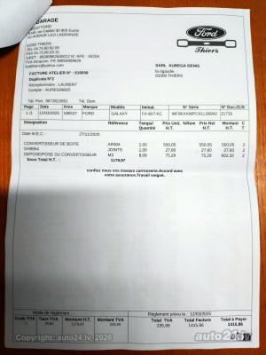 Красный Форд Галакси 2020 в Таллин, объемом двигателя 2.00 л и пробегом 190 тыс. км за 15900 €, фото 23 на AUTOMOTO.COM.LV