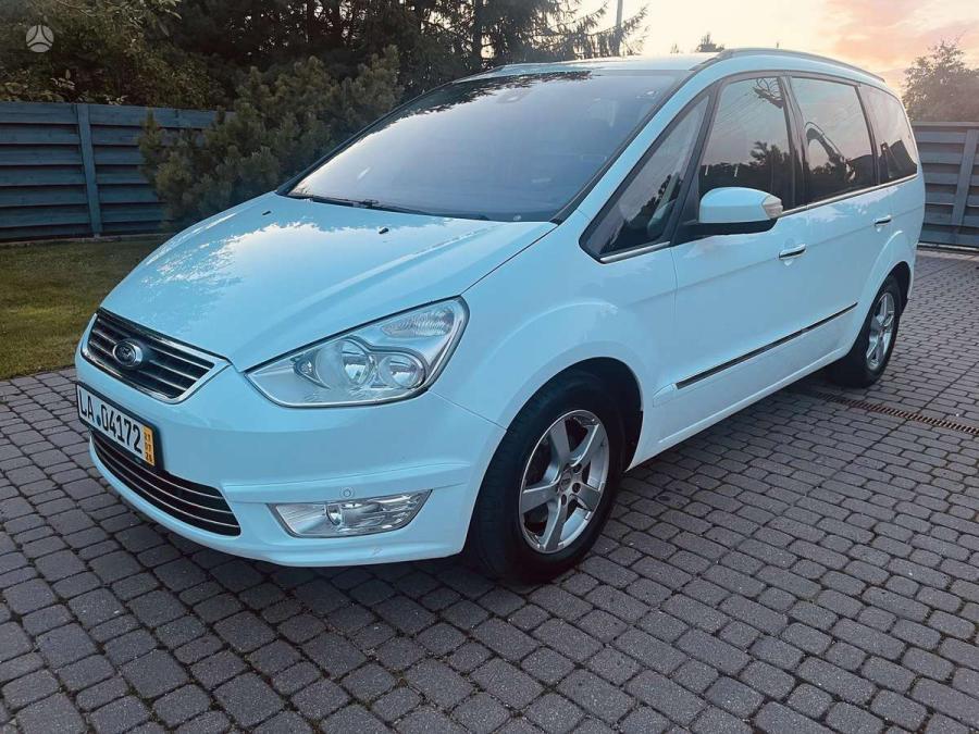 White Ford Galaxy 2011 in Marijampole, with an engine capacity of 1.60 L and mileage of 133 thousand km for 5600 €, photo 12 on AUTOMOTO.COM.LV