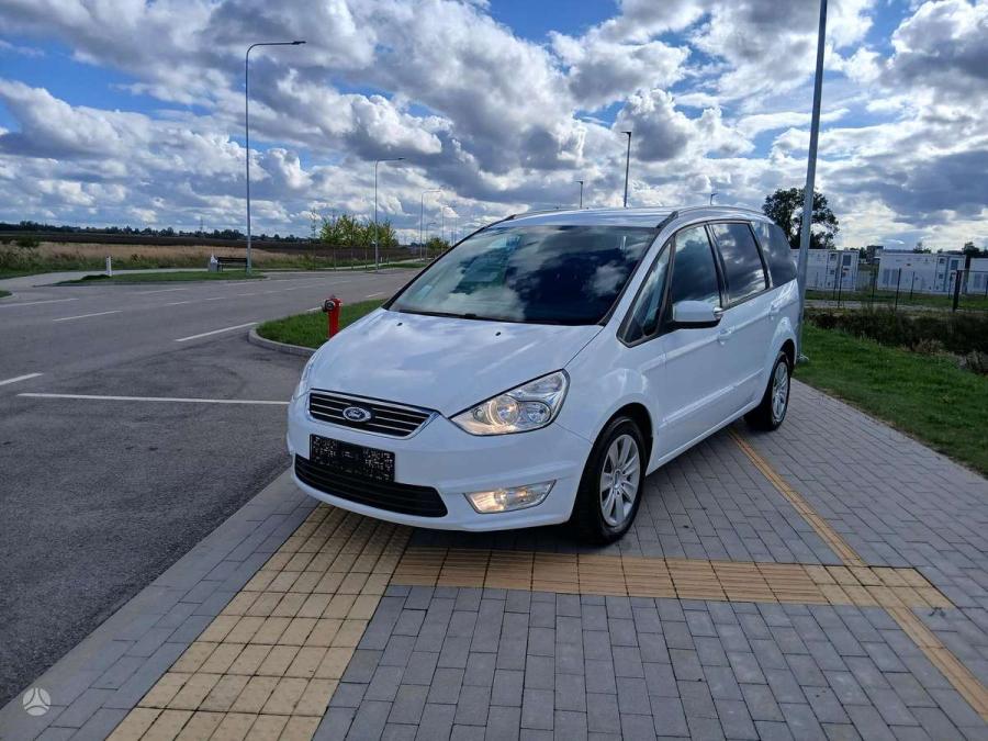 White Ford Galaxy 2013 in Marijampole, with an engine capacity of 1.60 L and mileage of 127 thousand km for 5550 €, photo 11 on AUTOMOTO.COM.LV