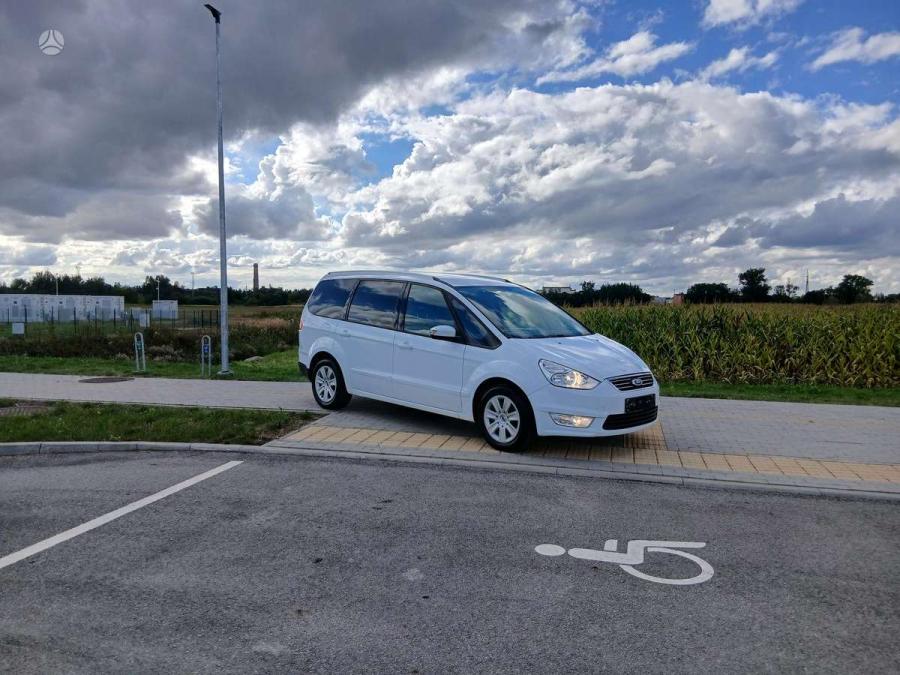 White Ford Galaxy 2013 in Marijampole, with an engine capacity of 1.60 L and mileage of 127 thousand km for 5550 €, photo 14 on AUTOMOTO.COM.LV