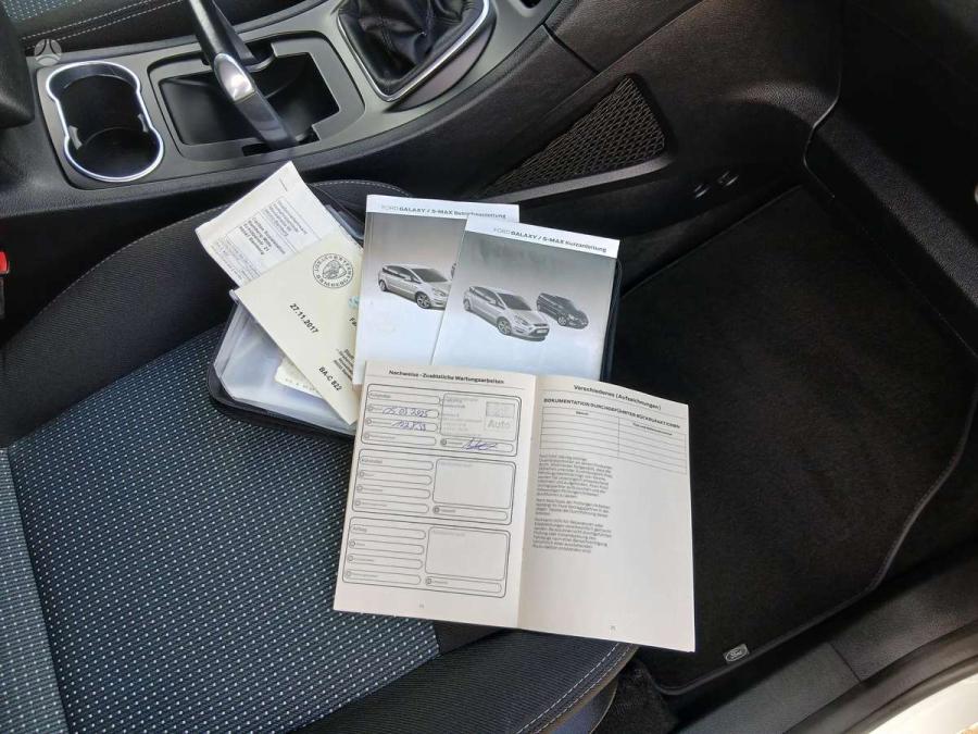 White Ford Galaxy 2013 in Marijampole, with an engine capacity of 1.60 L and mileage of 127 thousand km for 5550 €, photo 32 on AUTOMOTO.COM.LV